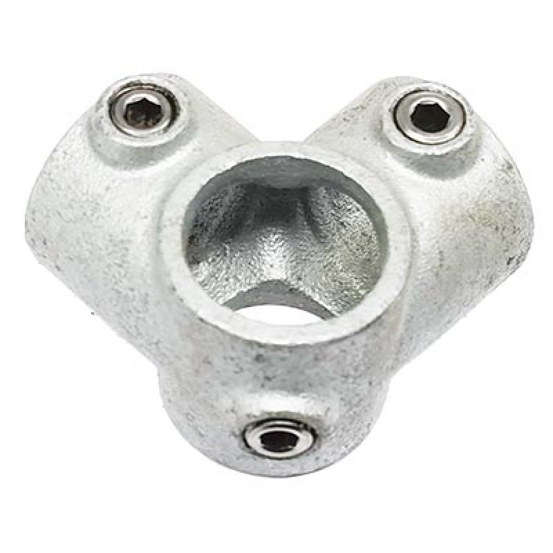 Pipe Railing Systems 90 Degree Two Socket Tee 116 - HULK Metal
